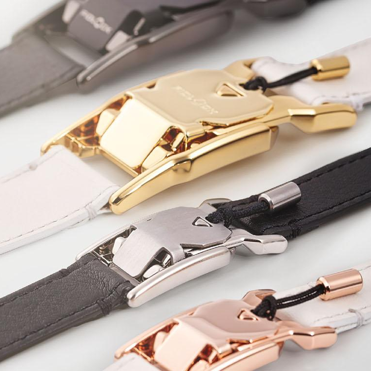 Stofftanten - Luxuriöse Fidlock Magnetschnalle in Roségold für 15 mm Band