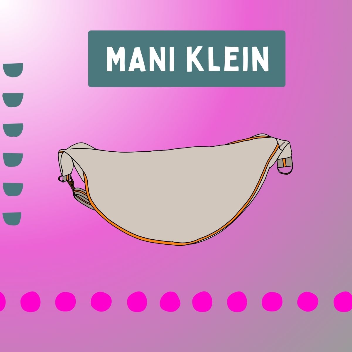 Stofftanten - Materialpaket Zebra "Mani"Two klein