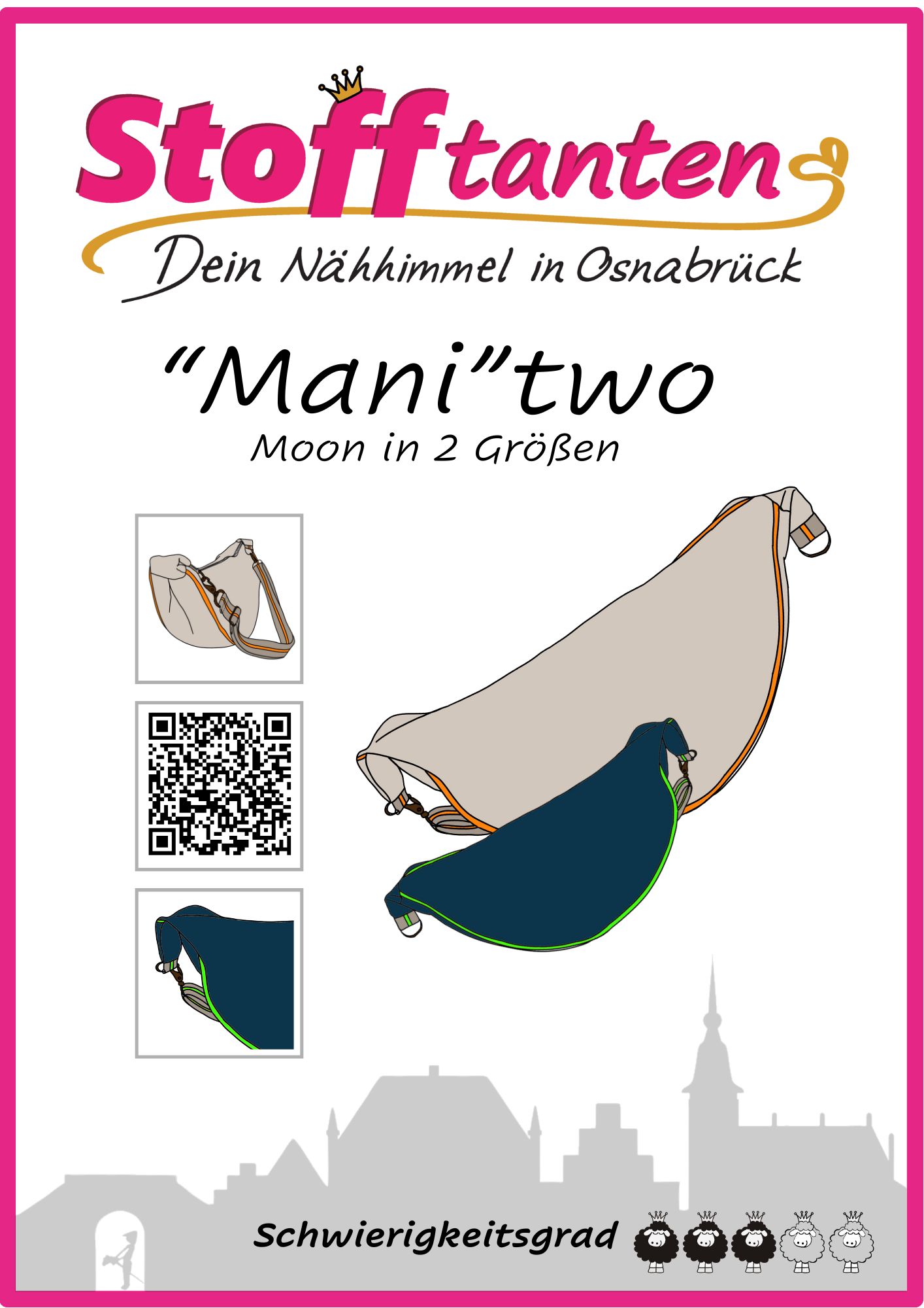 Stofftanten - Materialpaket SeaLife "Mani"Two klein