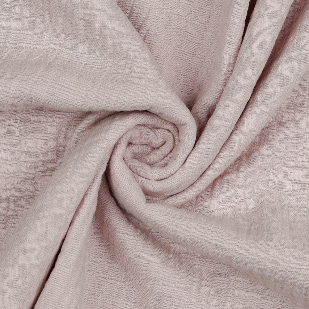 Stofftanten - soft rosa Musselin / Double Gauze 100 % Baumwolle