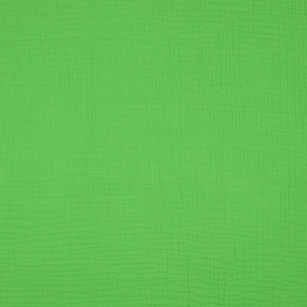 Stofftanten - Neon Lime Musselin / Double Gauze 100 % Baumwolle